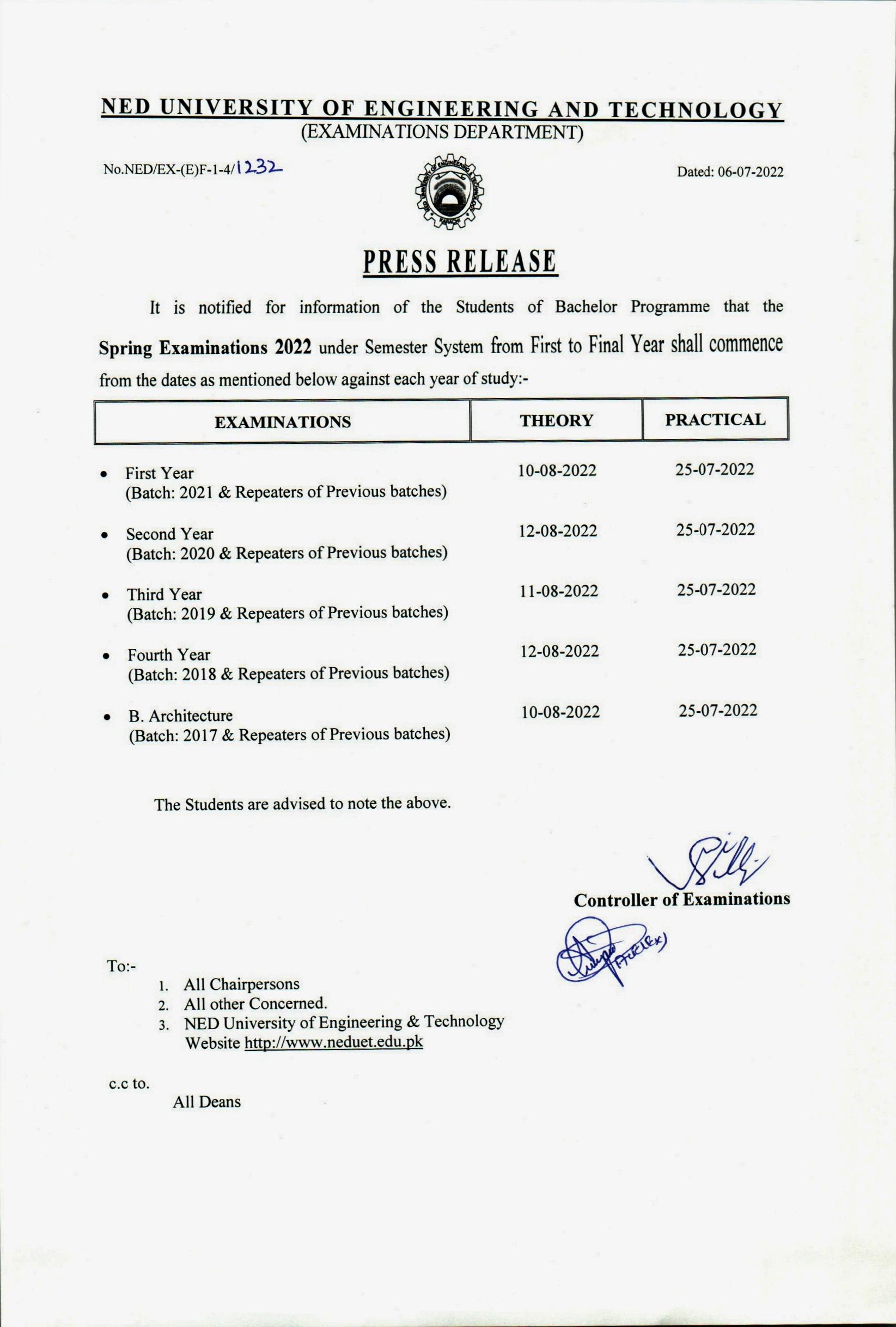Home | NED University of Engineering & Technology